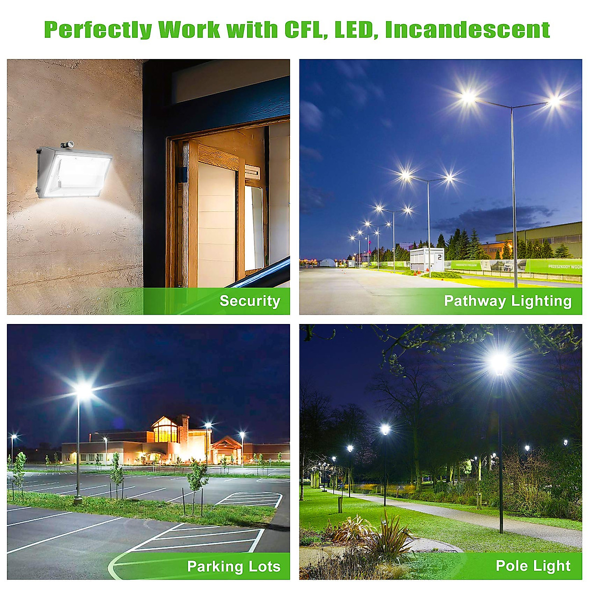 2-Pack, Dusk to Dawn/Day Night Sensor, Photoelectric Switch, Photo Cell Sensor, 110V/120V/220V/240V Input, UL Listed, IP65 Water-Resistant, Photocell for Outdoor Light