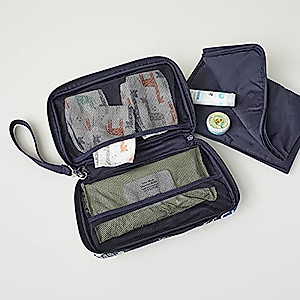 Vera Bradley Women's Cotton Travel Baby Changing Pad, Java Navy Camo - Recycled Cotton, One Size