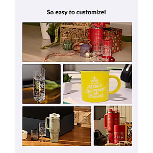 WECREAT Vista 10W Laser Engraver with 9-in 1 Rotary, Compact Diode Desktop Laser Engraving Machine with Smart HD Camera for Beginners DIY Hobbyist Wood Leather Acrylic Metal Jewelry Gifts Making