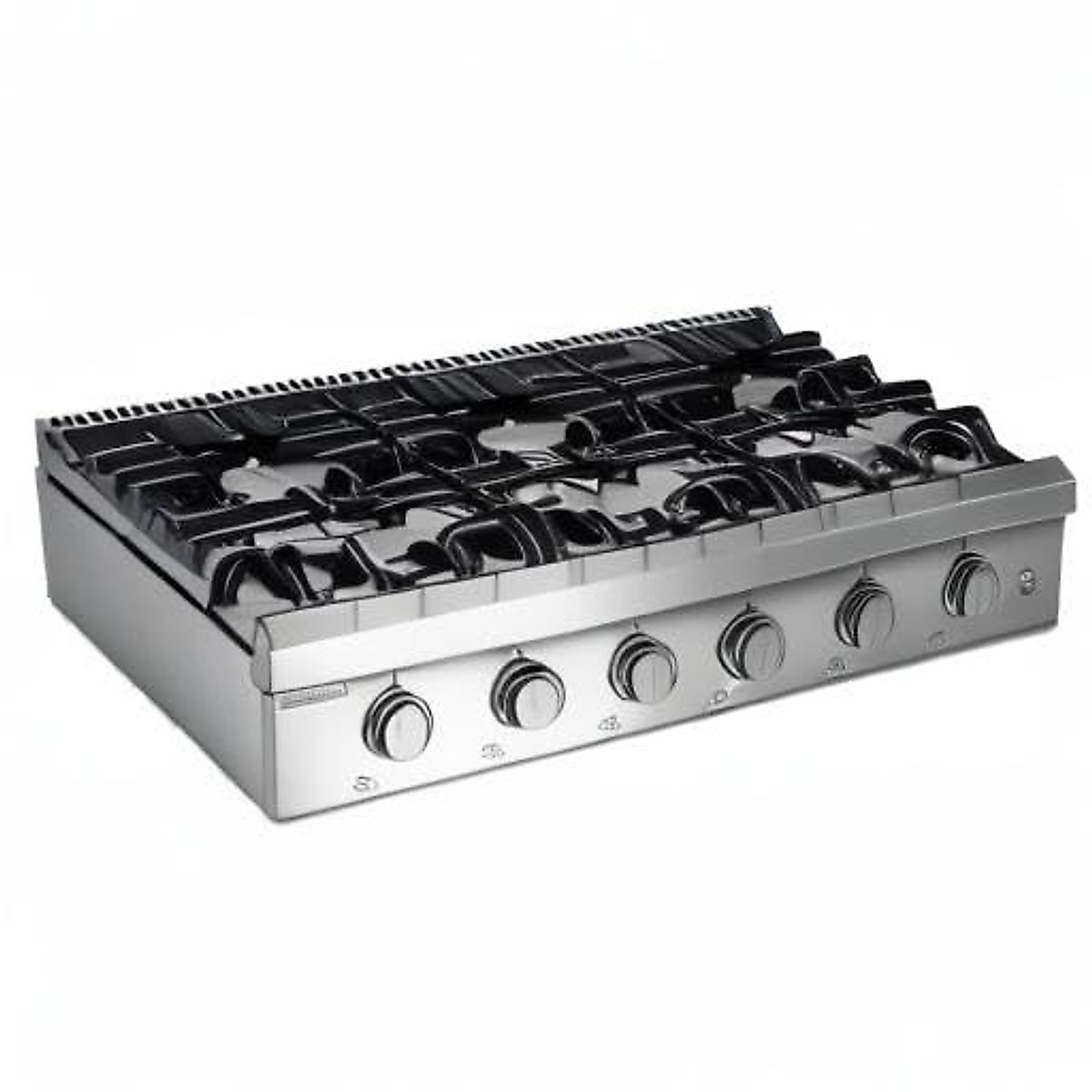 AAOBOSI Gas Cooktop 36 inch Gas Stove Built-in Gas Range Commercial Gas Stove Top, Propane Cooktop NG/LPG Switch, 6 Cast Iron Stove Top Covers for Gas Burners with 6 Burners for Cooking, Gas Grilling