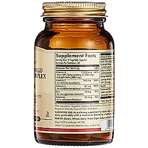 Solgar, Bilberry Ginkgo Eyebright, 60 Count