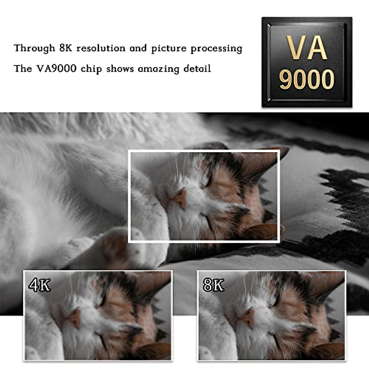 AusQo TV Antenna – 2023 New Epoch 8K Digital TV Antenna 1000Mile Range Indoor/Outdoor – Supports 8K 4K 1080P Fire TV Stick and All Old TVs – Amplifier Signal Booster – 16FT Coaxial HDTV Cable