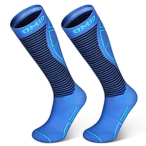 OMID Ski Socks, Merino Wool Snow Socks Long OTC Snowboard Socks Non-Slip Cuff Warm Socks for Men Women Skiing/Snowboarding