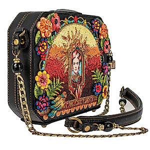 Mary Frances womens Artisan Crossbody Handbag Sling Bag, Multi, Small US