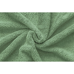 American Veteran Towel, 100% Cotton Turkish 6 Piece Towel Set, Luxury Towels Set of 6 for Bathroom Essentials, 2 Bath Towel 2 Hand Towel 2 Washcloth, Sage Green