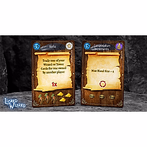 Forbidden Games | Lizard Wizard – Fantasy Strategy Game of Spellcasting, Potions, and Mystical Creatures, Ages 10+, 2-6 Players, Family Game Night Essential