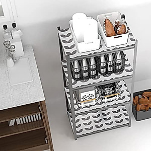 Shelf Liner, Cabinet Liner, 15 Inch x 20 FT, Plastic Shelf Liners for Kitchen Cabinets, Non Adhesive Kitchen Drawer Cabinet Liner for Pantry/Wire Shelves/Fridge/Drawer/Dresser