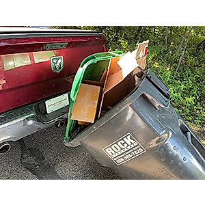 Garbage Commander Garbage Strap, Adjustable Garbage Can Security Strap, Heavy Duty Material, Black