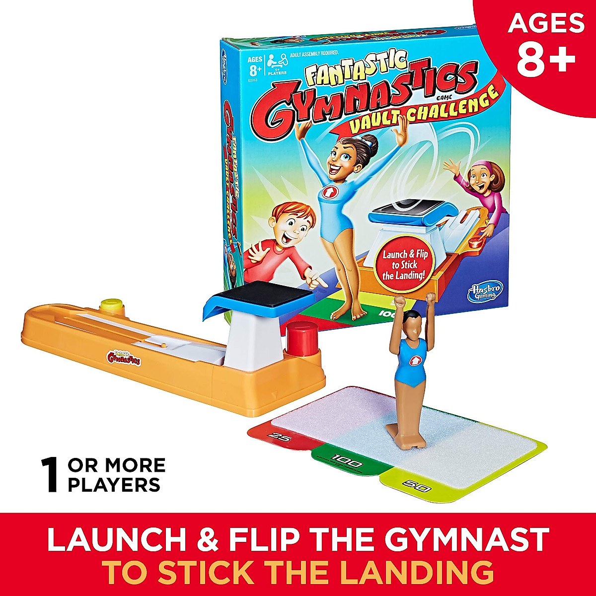 Fantastic Gymnastics Vault Challenge Game Gymnast Toy for Girls & Boys Ages 8+