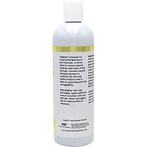 LumiLyt Shampoo - General Cleansing, Grooming, & Conditioning Pet's Hair Coat - Effective for Both Cats & Dogs - Contains Oatmeal & Vitamins, 12 fl oz