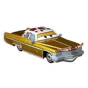 Disney Cars Toys and Pixar Cars Tex Dinoco, Miniature, Collectible Racecar Automobile Toys Based on Cars Movies, for Kids Age 3 and Older, Multicolor