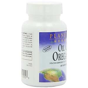Planetary Herbals Oil of Oregano, May Provide Support To The Immune System,60 Vegetarian Capsules