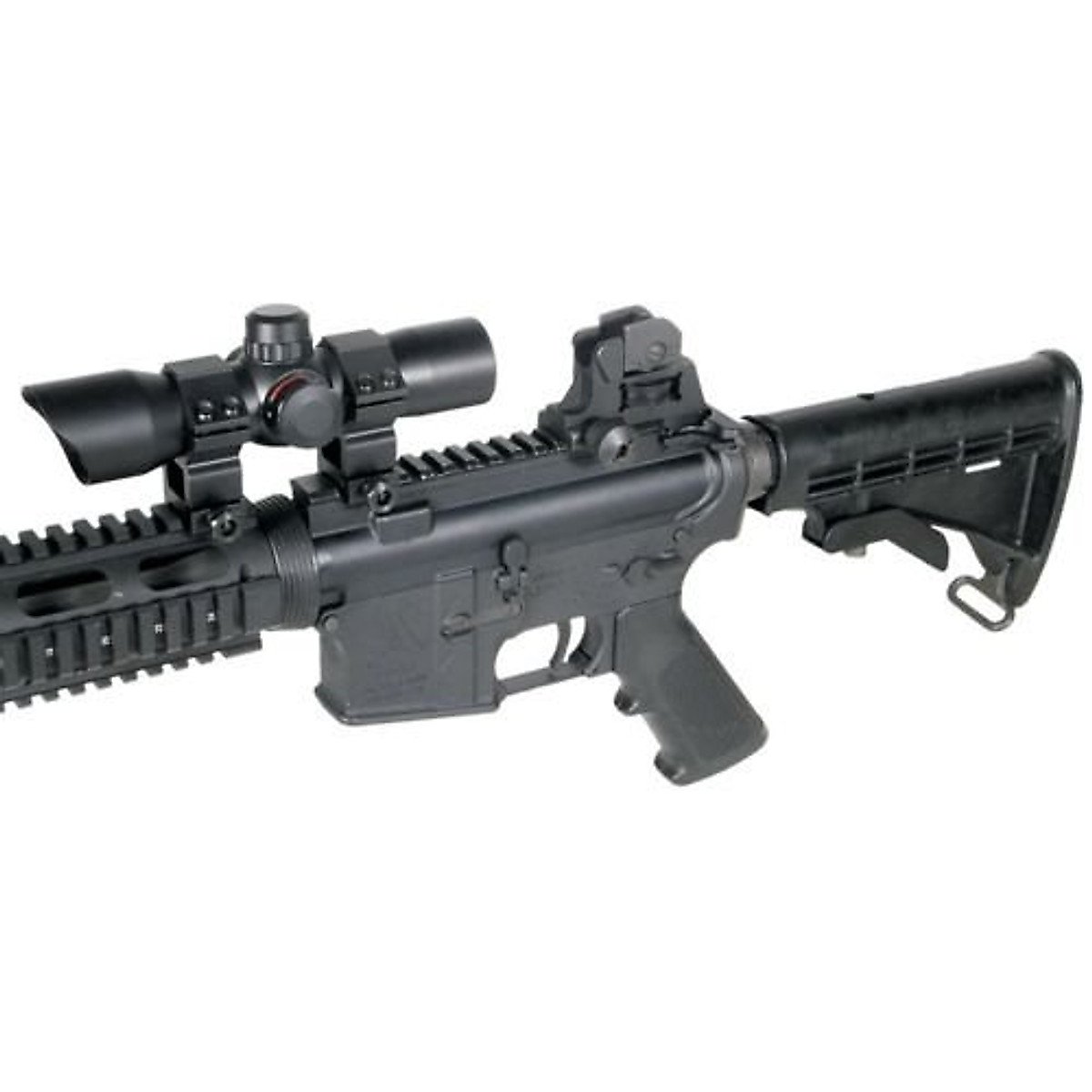 Green Blob Outdoors Match Grade Detachable Rear Sight with Full Range Windage and Elevation Adjustment, Matte Black