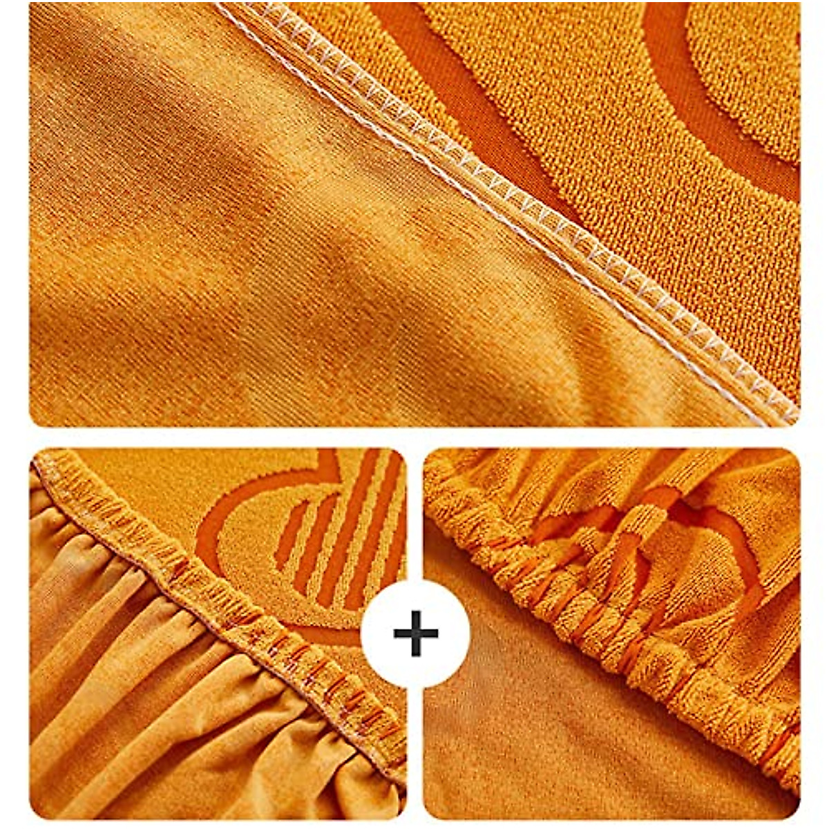 IMYOGI High Stretch Sofa Covers Stylish Sofa Slipcovers Couch Covers L Shape Corner with Non Skid Foam Sofa Cover High Stretch Machine Washable Furniture Protector -blue-2-4 Seater+4 Seater