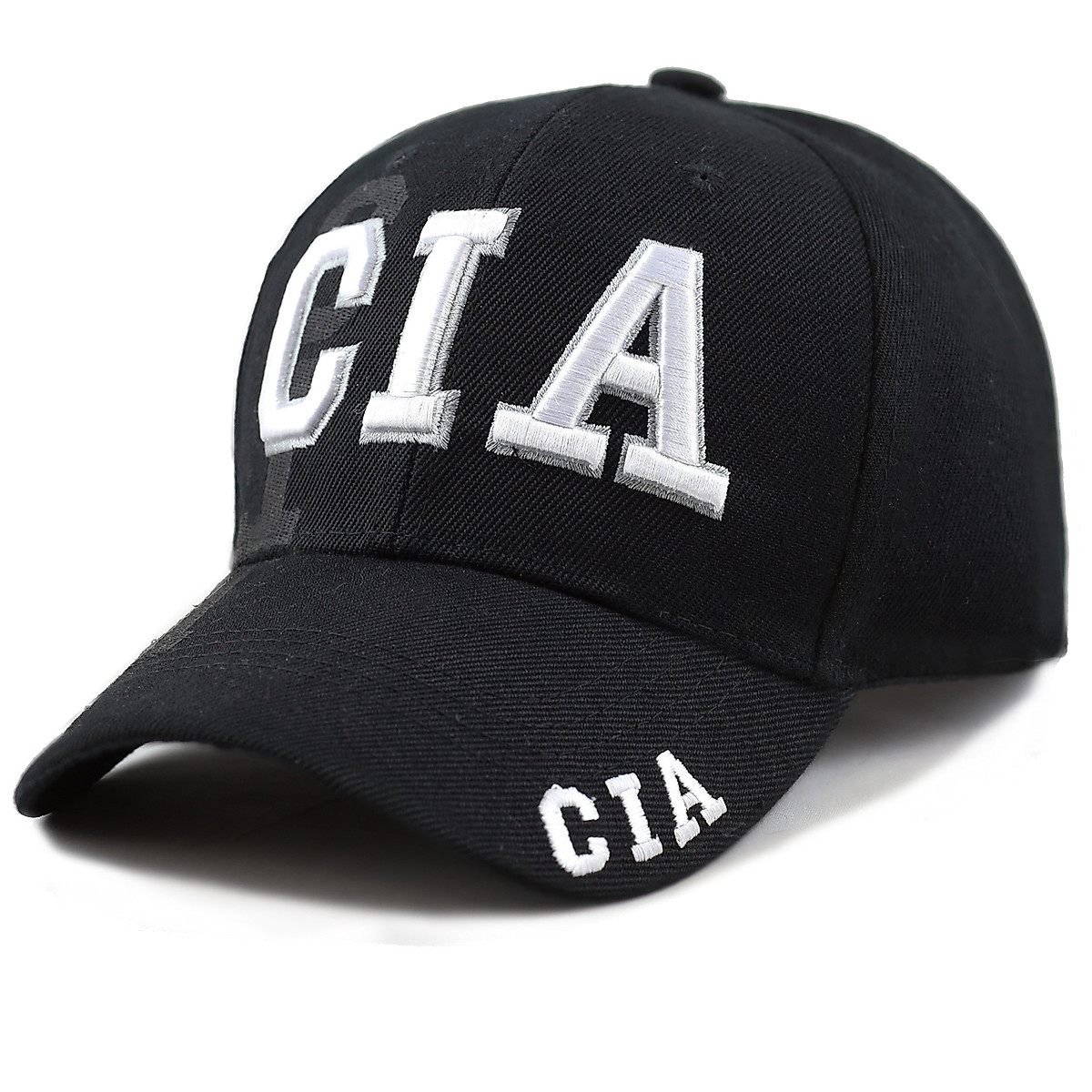 The Hat Depot Law Enforcement Police Officer 3D Embroidered Baseball Cap (CIA)