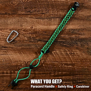 Greant Paracord Handle Compatible with MIRA and Most Cola Shaped Water Bottle Carrier, Narrow Mouth Water Bottle Strap, Fits 12oz, 17oz and 25 oz Bottles