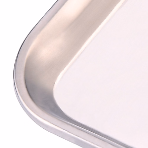 Surgical Tray Stainless Steel,Ozgkee Metal Tray 1Pc Dental 201 Stainless Steel Medical Instrument Tray Useful Tool For Clinic Lab Stainless Steel Tray Medical