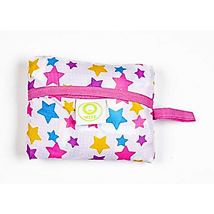 O-WITZ Reusable Shopping Bag, Ripstop, Folds into Pouch, Unicorn