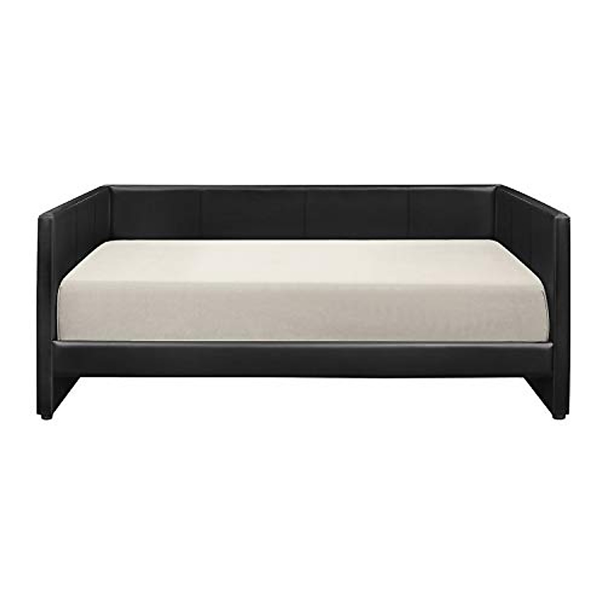 Lexicon Riley Faux Leather Upholstered Daybed, Twin, Black