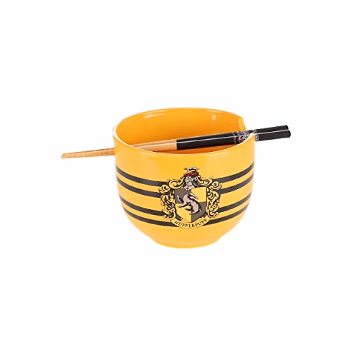 Harry Potter Hufflepuff Ramen Bowl with Chopsticks Standard