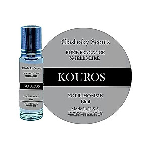 Clashoky Fragrance Perfume Oils Kouros Cologne Roll On Body Oil for Men (12ml) (Pack of 1)