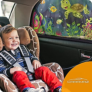 CARAMAZ Car Sun Window Sock for Baby, Size M for smaller cars