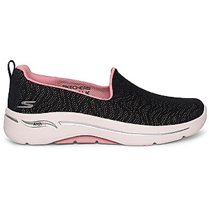 Skechers-Womens-GO Walk Arch FIT - O-Walking Shoes, Black, 4 UK (7 US)