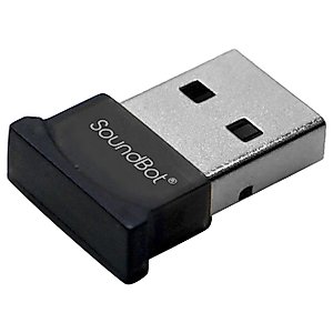 SoundBot® SB342 Bluetooth 4.0 USB Adapter Universal Plug & Play Smart Ready Dongle Adapter w/ 3Mbps High Data Transfer Rate, 33' Wireless Range, Compatible w/Windows 10 WIN10 WIN8 WIN7 32/64 Bit