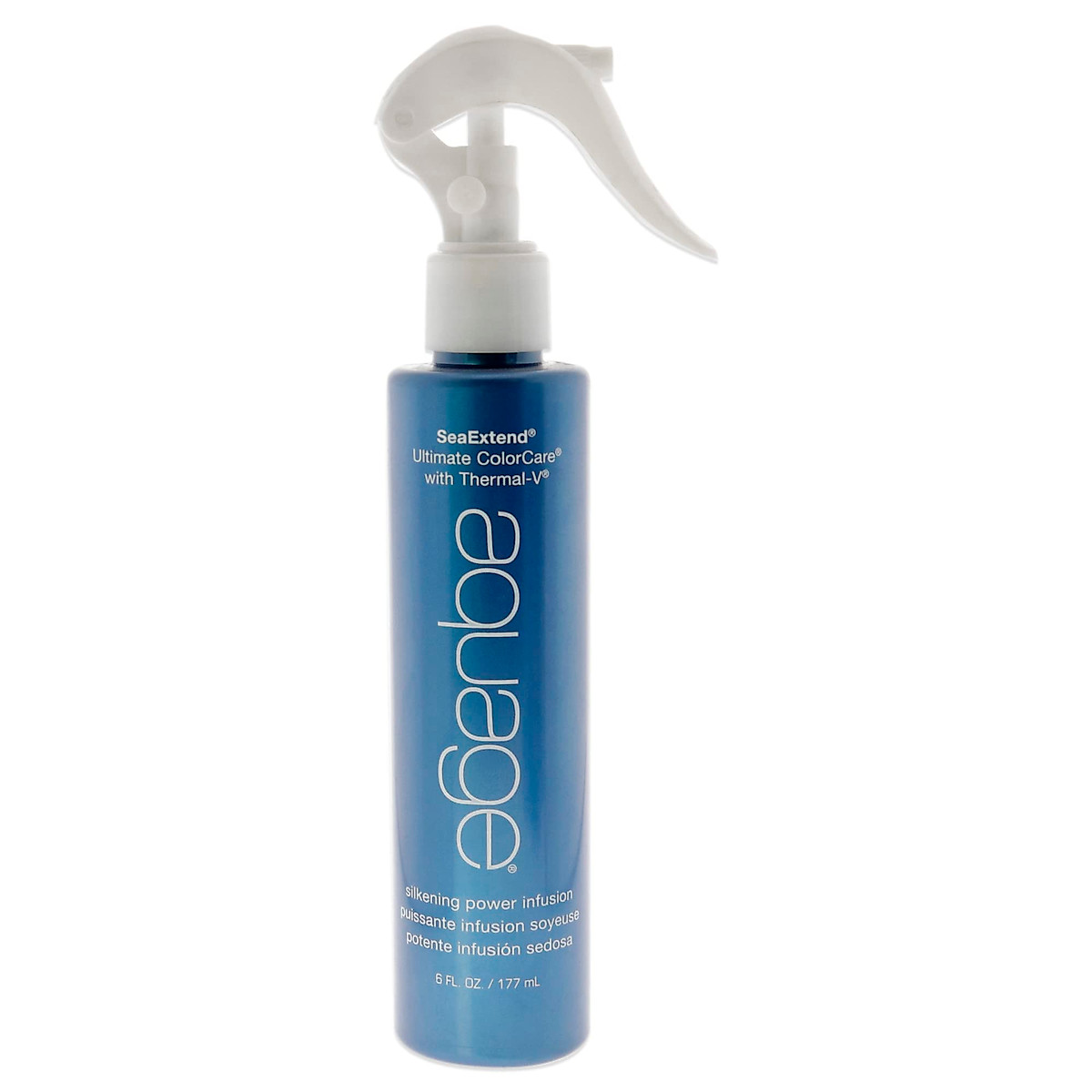 Aquage SeaExtend Silkening Power Infusion, Powerful 60-Second Rinse-Out Treatment that Repairs and Silkens Color-Treated Hair, Replenishes Porous Strands, 6 oz.