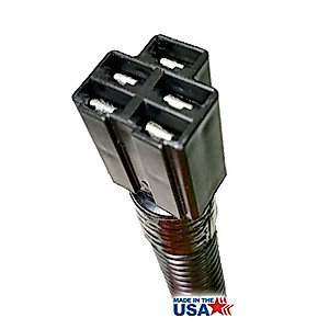 HD Switch - Made in USA - Ignition Key Switch Wiring Harness 18" - Garden Lawn - Standard 5 pin for Toro Exmark Hustler John Deere M90206 Cub Cadet Troy-Bilt Ariens Gravely Simplicity Snapper Murray