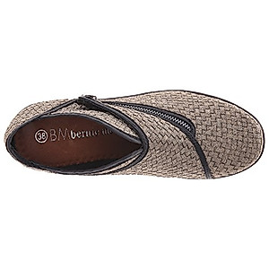 Bernie Mev Women's Zig Zag Ankle Bootie, Bronze, 38 EU/38 EU = 7.5-8 M US