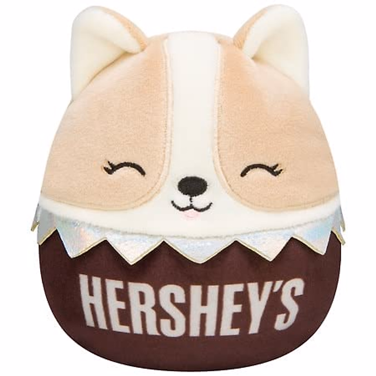 Squishmallow Official Kellytoy Disney Characters Squishy Soft Stuffed Plush Toy Animal (5 Inch, Regina Corgi Hershey'sl)