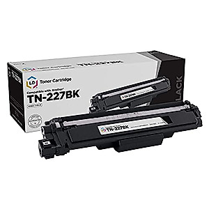 LD Products Compatible Replacement for Brother TN227 Toner Cartridge TN-227 TN227BK TN-227BK High Yield (Black, Single-Pack) for use in HL 3070CW HL-L3210CW HL-L3230CDW HL-L3270CDW HL-L3290C Printers