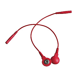 ELYSAID 6Pcs/Pack Replacement Electrode Lead Wires Lead Wire Adaptors DC Head 2.0mm