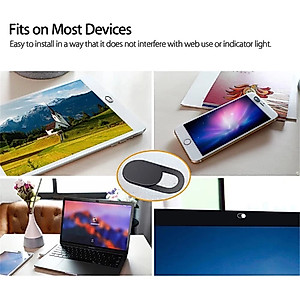 Webcam Cover Camera Privacy Protective Cover Mobile Laptop Lens Privacy Cover Protector Shutter Slider - 3pk