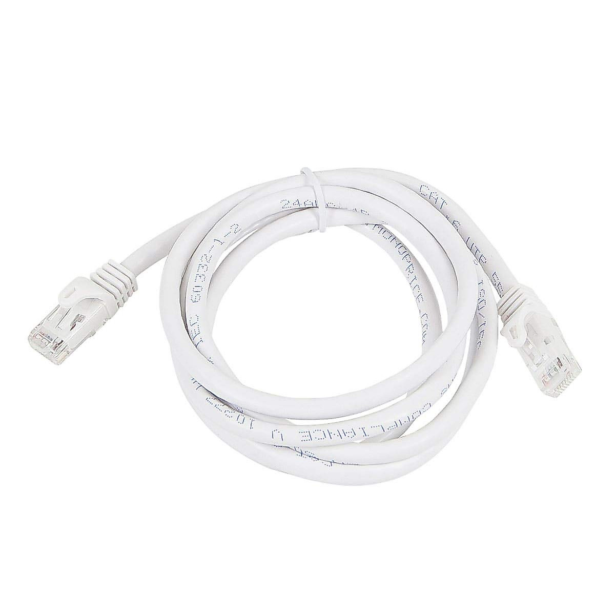 Monoprice Cat5e Ethernet Patch Cable - 20 feet - White | Snagless RJ45, Stranded, 350Mhz, UTP, Pure Bare Copper Wire, 24AWG - Flexboot Series
