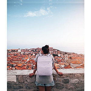 Travel Backpack for Women, Airline Approved Carry on Luggage Backpack with a Toiletry bag, Travel Essentials, College Backpack Fits 15.6 Inch Laptop with a Anti-theft Pocket, Gifts for Women, Purple