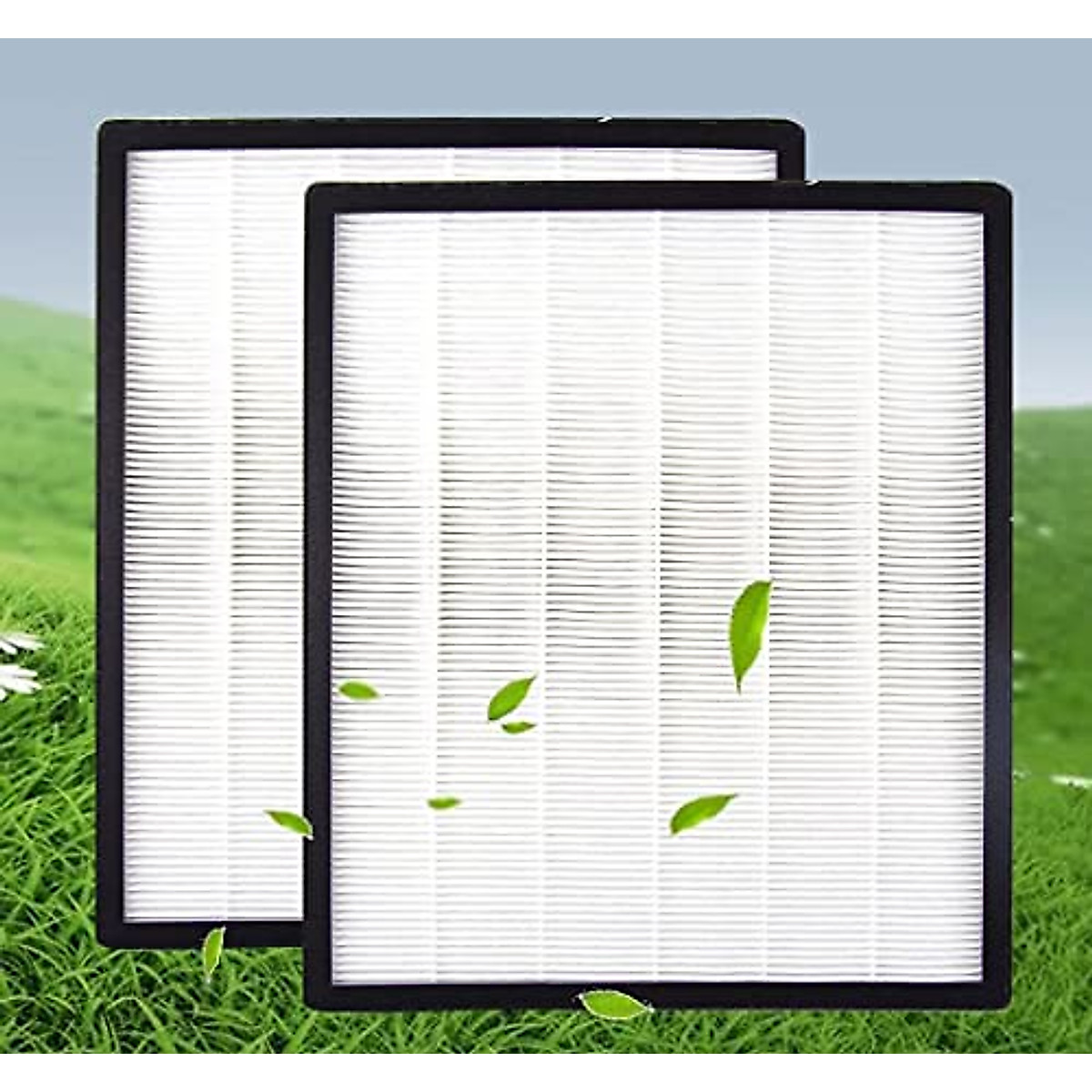 LV-PUR131 Replacement Filters Set Compatible with Levoit Air Purifier Models LV-PUR131, LV-PUR131S,LV-PUR131-RF(2 Pack True HEPA & 2 Pack Activated Carbon)