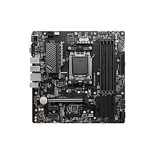 MSI PRO B650M-P ProSeries Motherboard (AMD AM5, mATX, DDR5, PCIe 4.0, M.2, SATA 6Gb/s, USB 3.2 Gen 2, HDMI/DP, AMD Ryzen 7000 Series Desktop Processors)