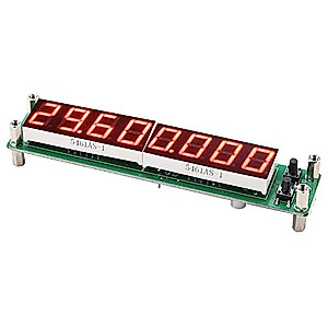 PLJ-8LED-H RF Frequency Counter Cymometer Tester Module 0.1~1000MHz (Backlit Font red)
