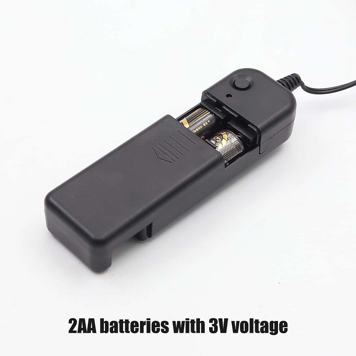 YnGia Glowing LED Eyes Cuttable 2PCS 12 * 5cm EL Panel Electroluminescent Light Sheet Decorations Light Lamp Sheet Neon Sheet with Battery Inverter (White)