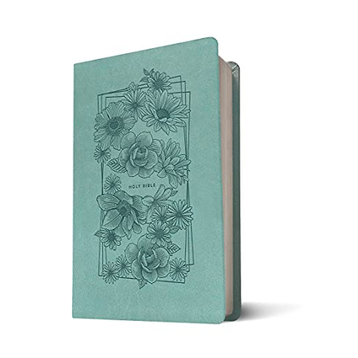NLT Premium Value Thinline Bible, Filament-Enabled Edition (LeatherLike, Bouquet Teal)