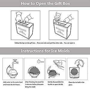 Whiskey Glasses Set, 2 Twisted Old Fashioned Lowball Bar Tumblers 2 Ice Ball Molds 2 Coasters In Gift Box, 11 Oz Rock Barware for Bourbon Scotch Cocktail Vodka, Unique Gifts for Men