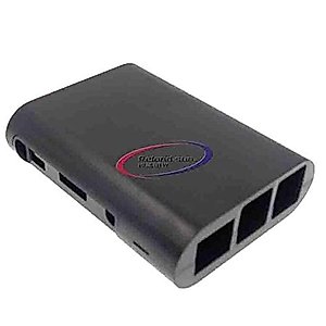 Black ABS Case ABS Enclosure Cover Box Shell for Raspberry Pi 2 3 Model B+ (Black)