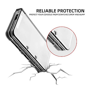 Protective Case for Nintendo New 3DS XL LL,Crystal Clear Hard Shell Cover Skin Ultra Clear Anti-Scratch Accessory