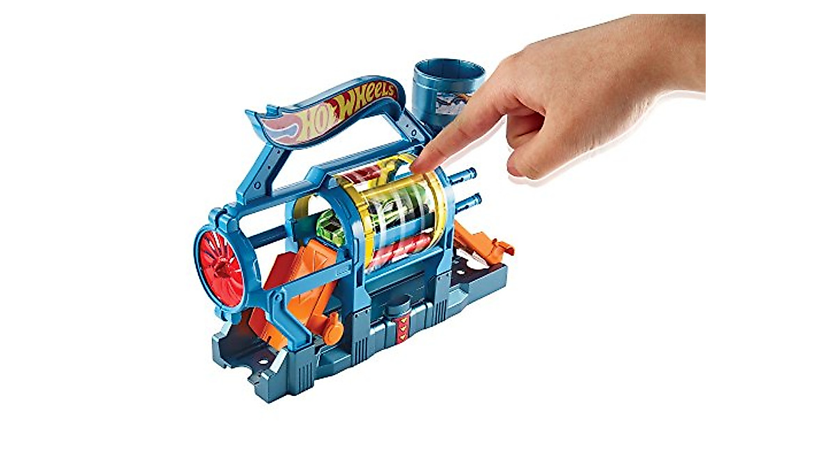 Hot Wheels Turbo Jet Car Wash Play Set | Portable & Connectable Fun