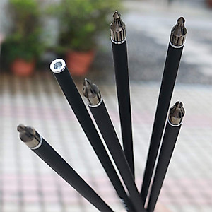 EROCK Carbon Crossbow Bolts Hunting Archery 17inch Carbon Archery Targeting Arrows for Crossbow Training/Hunting Target, 12pcs with Replaceable Arrowhead&Frosted Shaft