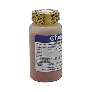 Ammonium Dichromate, ACS, 99.5+%, Certified, 100g