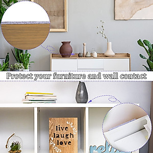 50 Pieces Headboard Stoppers Anti Vibration and Soundproof Pads Anti Shake Tool for Beds Self Adhesive Bed Stoppers for Headboard Couch Wall Protector for Bed Cabinet Sofa Furniture