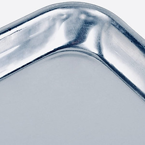 Full Size 18 Gauge Sheet Baking Pan, Wire in Rim Aluminum Bun Pan, Professional, Commercial, and Industrial Grade Pan by Tezzorio